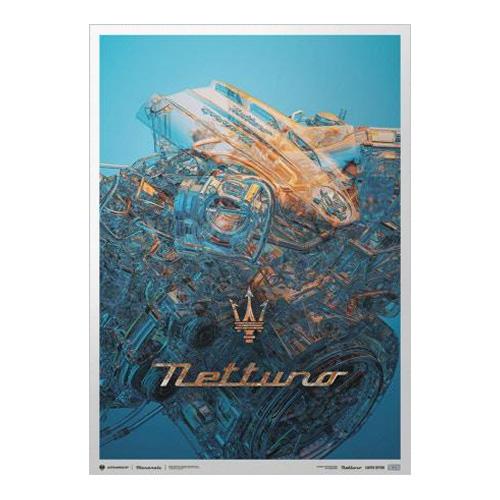 MC20 Nettuno Engine Poster - Live Audacious - Limited Edition – ROW ...